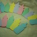 Paper Baby Bottles...15 Piece Set of Very Cute Baby Bottle Scrapbook ...