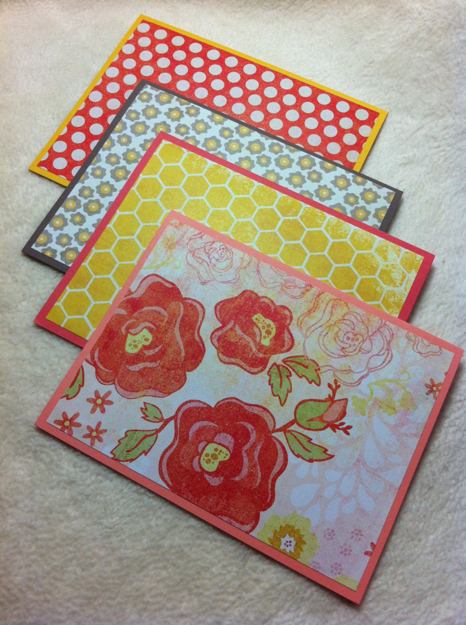 Note Cards...4 Piece Set of Very Pretty Sweetest Things Blank - Etsy