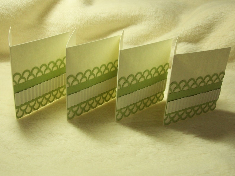 Mini Note Cards...4 Piece Set Very Lovely Mini Note Cards - Etsy