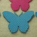Paper Butterflies...12 Piece Set of Very Pretty Brights Embossed Paper ...