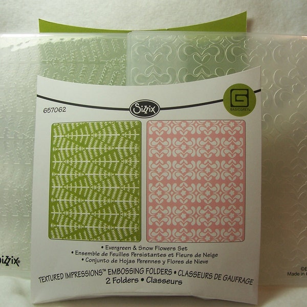 Embossing Folder Set - Etsy