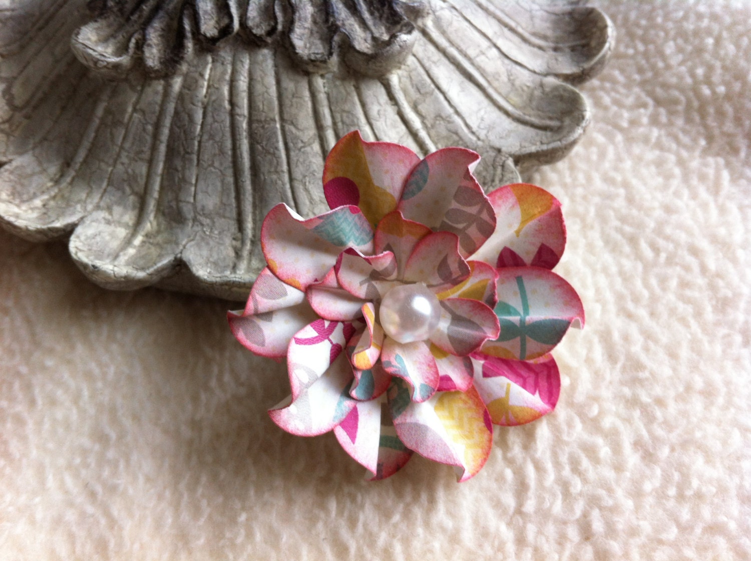 Paper Flowers...4 Piece Set of Very Beautiful Here is Happy Handmade ...
