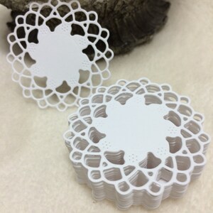 Mini Paper Doilies...100 Piece Set of Very Cute and Adorable Mini Paper ...
