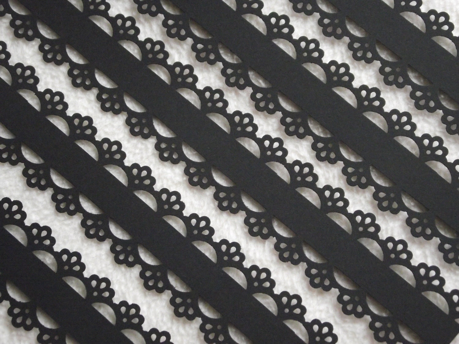 Scrapbook Borders...15 Piece Set of Very Elegant Black Raven Vintage ...