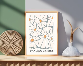 Groovy Flower Wall Art, Classroom Poster, Homeschool Printables ...