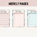 Printable Teacher Weekly Planner for 2024 School Year - Instant Digital ...