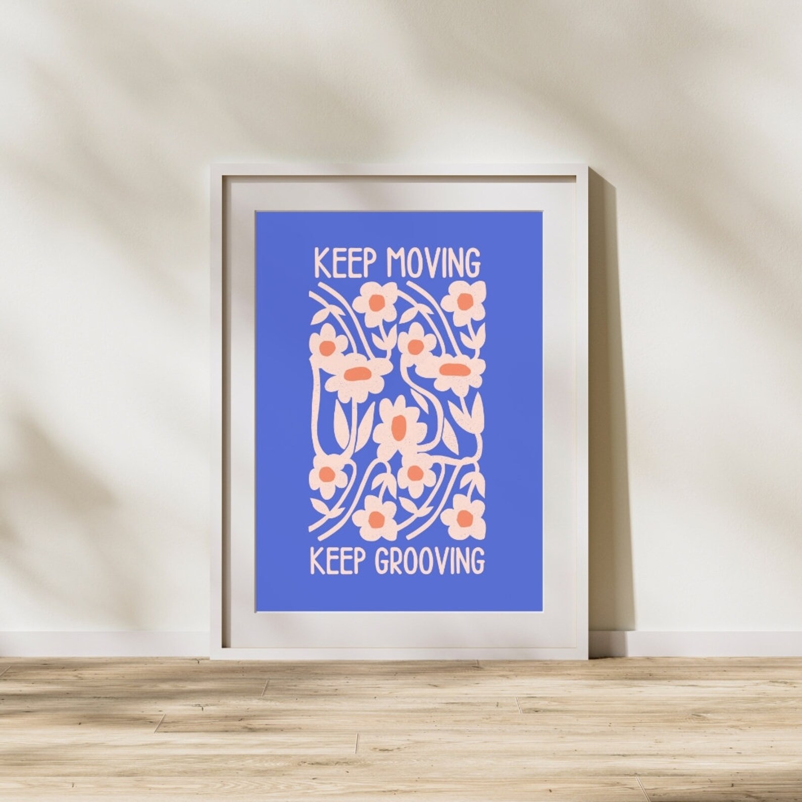 Groovy Flower Wall Art, Classroom Poster, Homeschool Printables ...