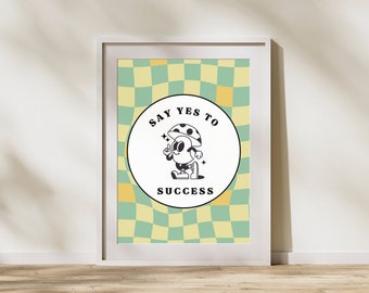 Groovy Flower Wall Art, Classroom Poster, Homeschool Printables ...