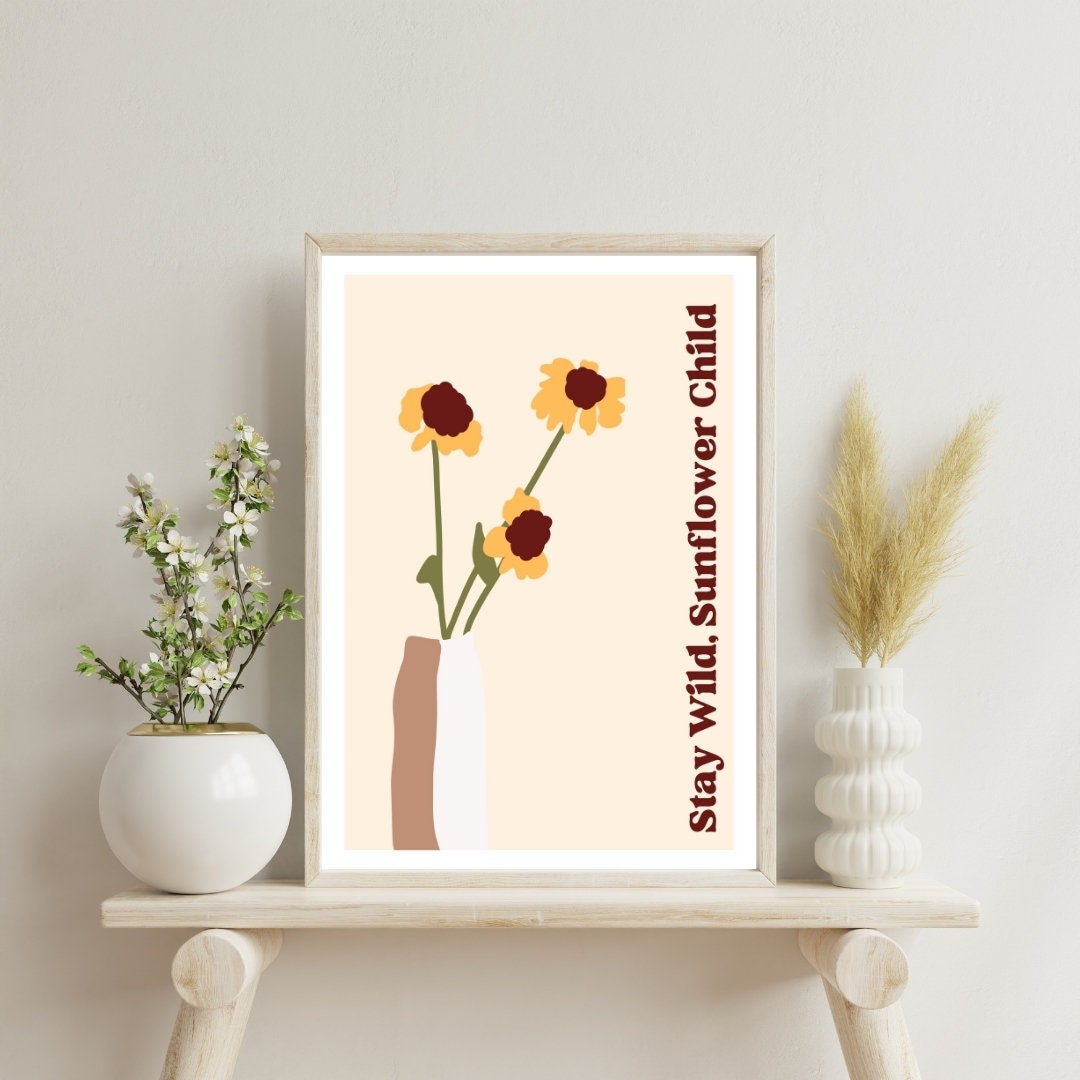 Cute Flower Wall Art, Classroom Posters, Homeschool Printables ...