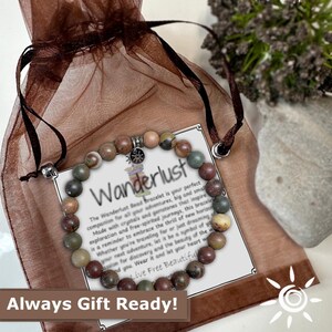 Graduation Bead Bracelet | Graduation Gift | 6mm Gemstone Bracelet ...