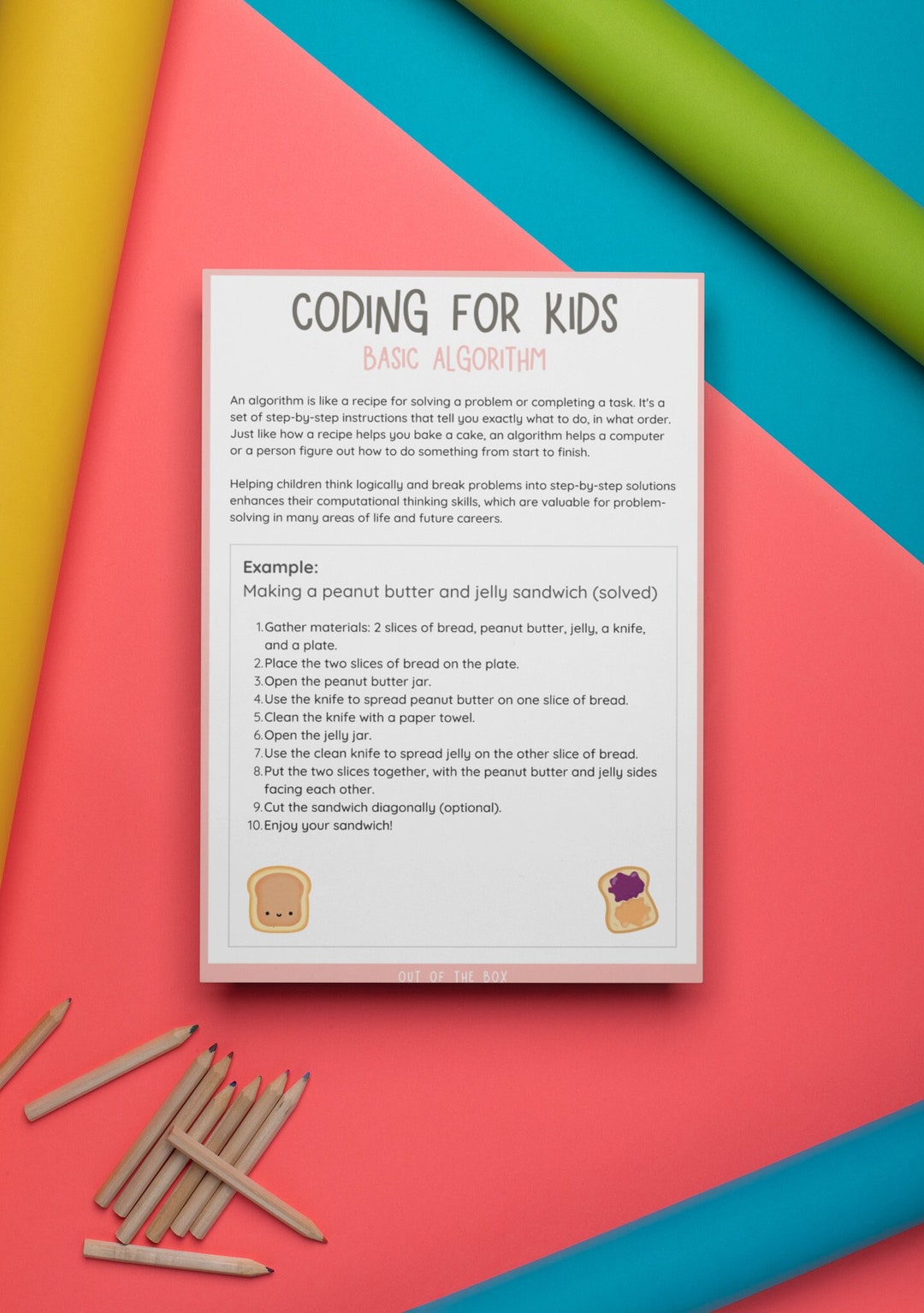 Coding for Kids (basic Algorithms), Lesson Plan, Kindergarten Worksheet ...
