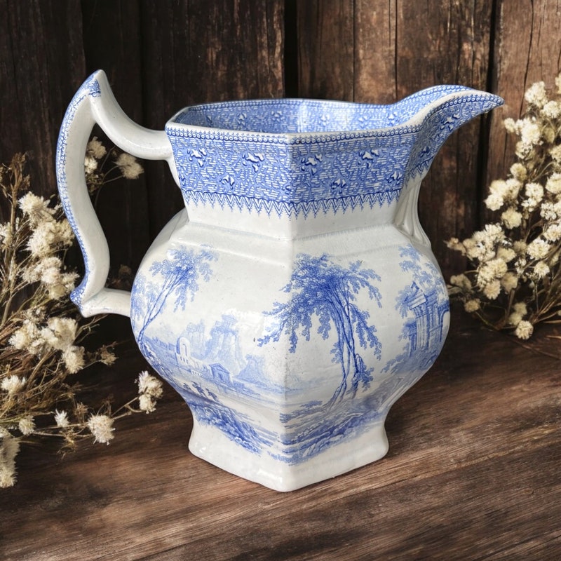 Blue Transferware - Etsy