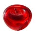 Vintage Glass Paperweights Beautiful Blenko Red Glass Apple Heavy ...