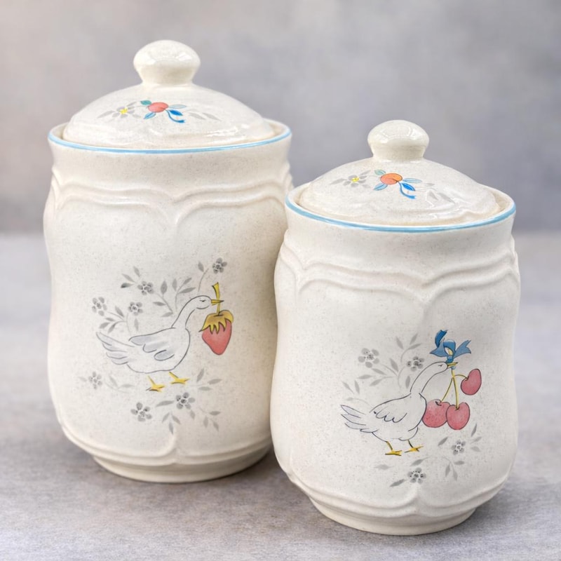 Blue Duck Canisters - Etsy