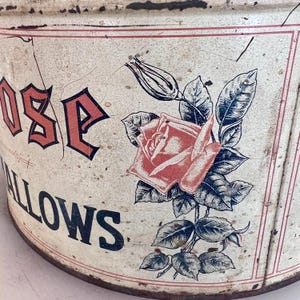 RARE MELROSE Marshmallow Tin-1900s Made in Massachusetts - Etsy