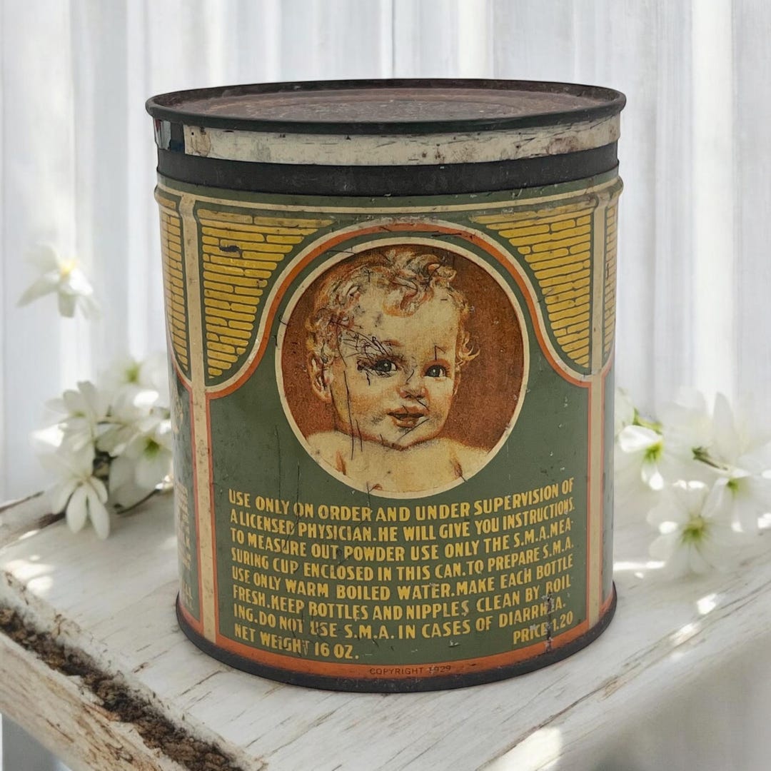 Antique Baby Food Formula Tin/sma Baby Food Tin/antique Advertising Box ...