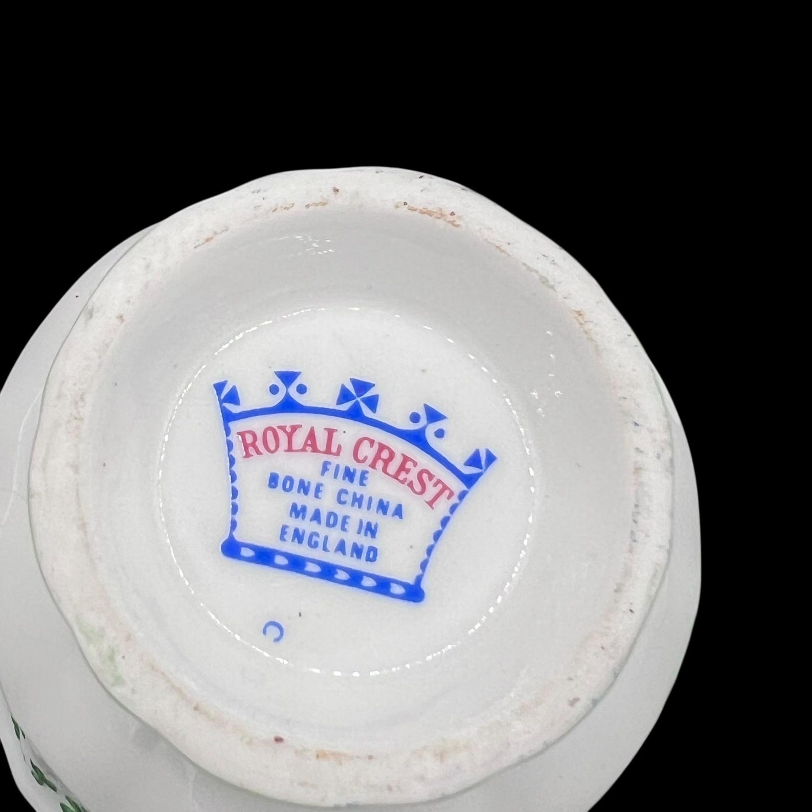 Vintage Royal Crest Shamrock China Tea Cup and Saucer/st. Patrick's Day ...