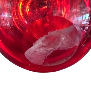 Vintage Glass Paperweights Beautiful Blenko Red Glass Apple Heavy ...