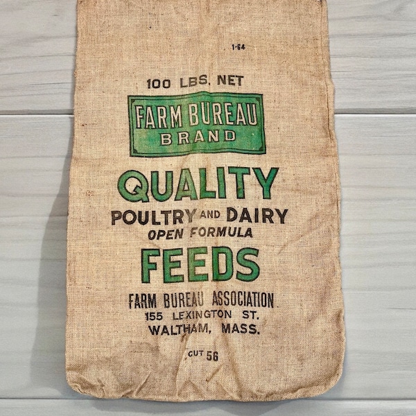 Burlap Grain Sack - Etsy