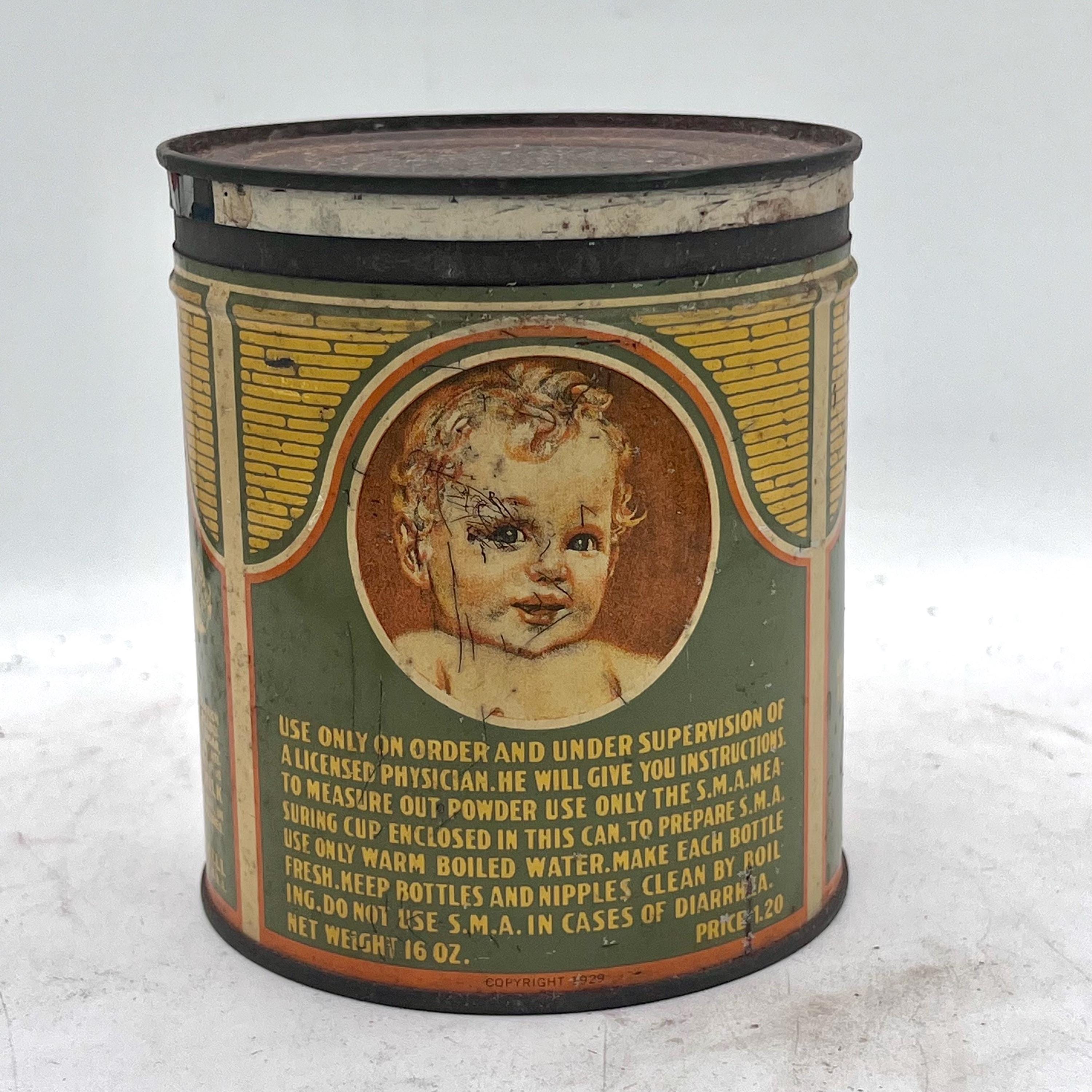 Antique Baby Food Formula Tin/sma Baby Food Tin/antique Advertising Box ...