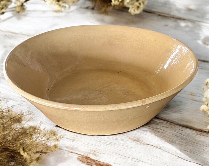 Antique Yelloware Milk Pan Rare Piece Milkpan Farmhouse Decor Milk ...