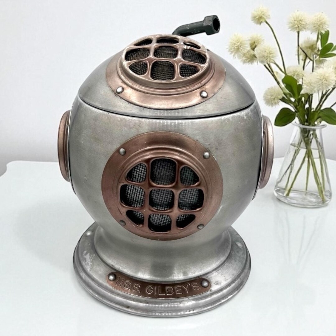 Vintage Divers Helmet Ice Bucket/sea Diving Helmet Ice Bucket/vintage ...