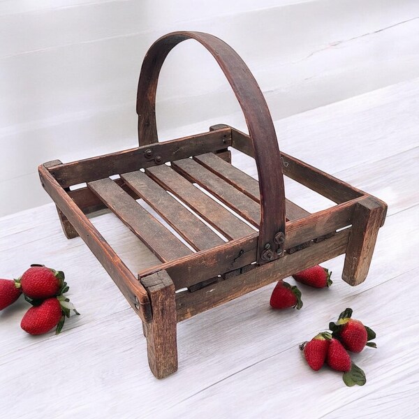 Wood Berry Baskets - Etsy