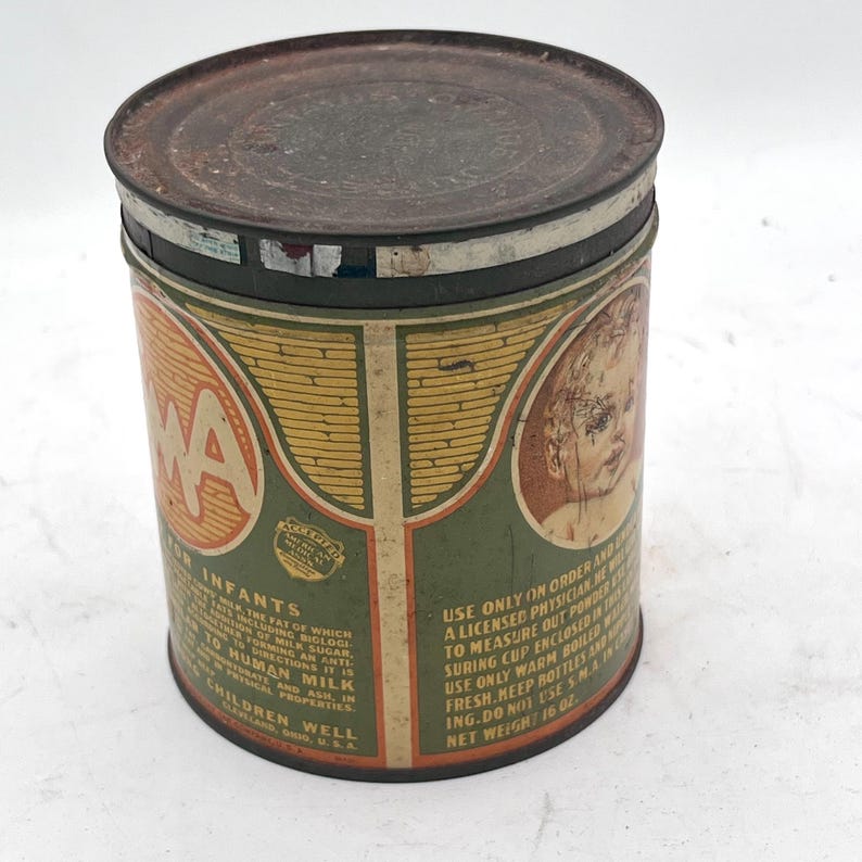 Antique Baby Food Formula Tin/sma Baby Food Tin/antique Advertising Box ...