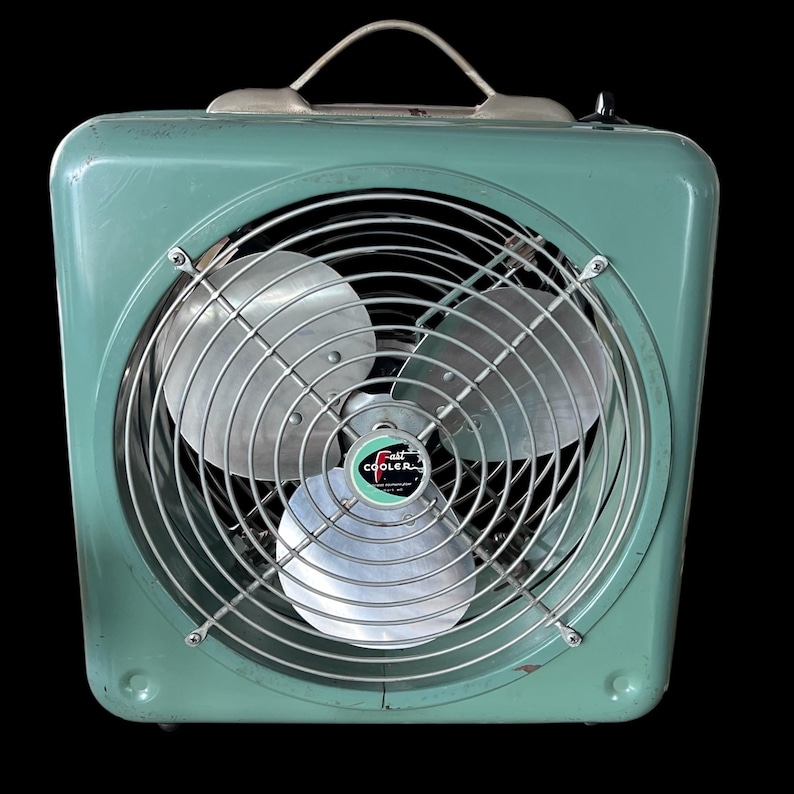 Vintage Green Box Fan/induatrial Decor/associated Equipment Corp/fast ...