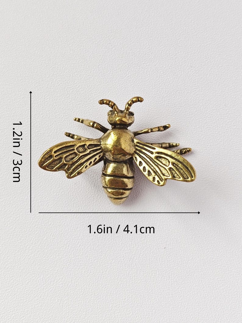 Brass Bee Figurine - Etsy