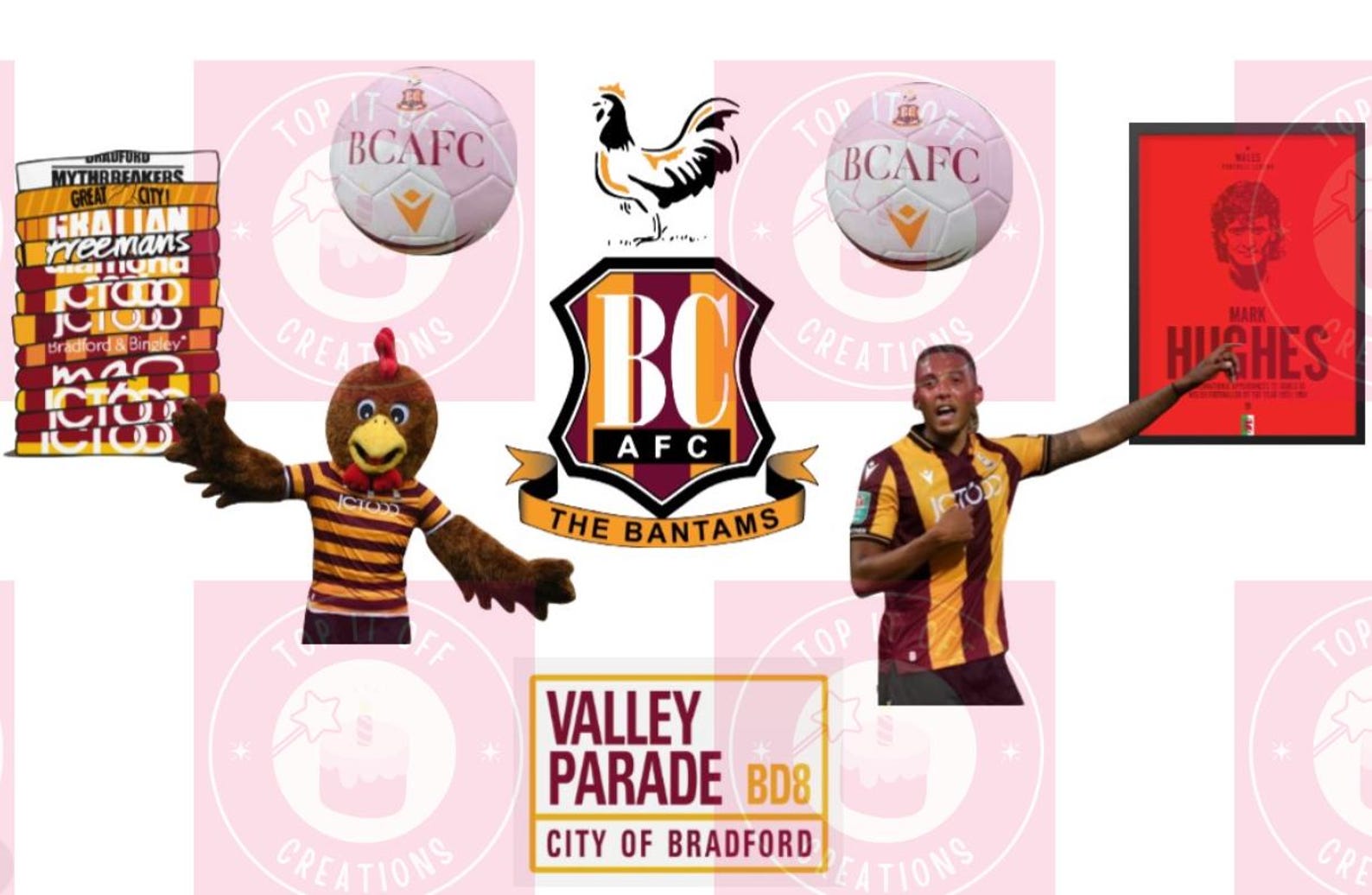 Football Liverpool Cake Topper Set OTHER TEAMS AVAILABLE - Etsy