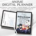 Digital Anime Planner20 Pagesdaily Monthly Plannermeal Planto Do ...