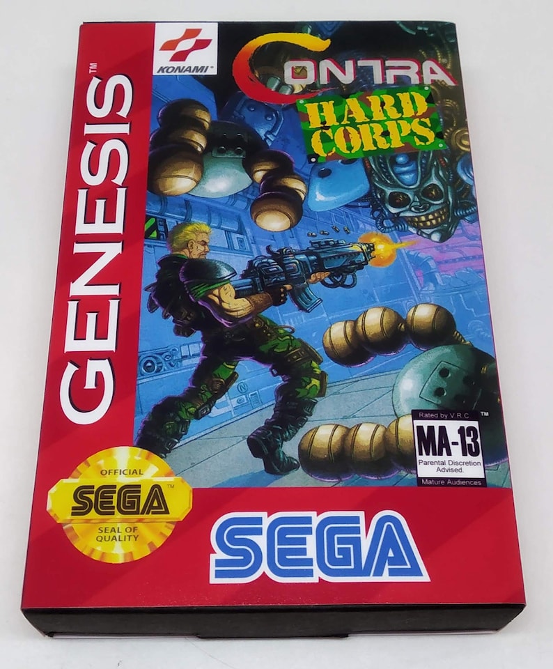 Contra Hard Corps - Enhanced Edition SEGA Genesis Mega Drive - Etsy