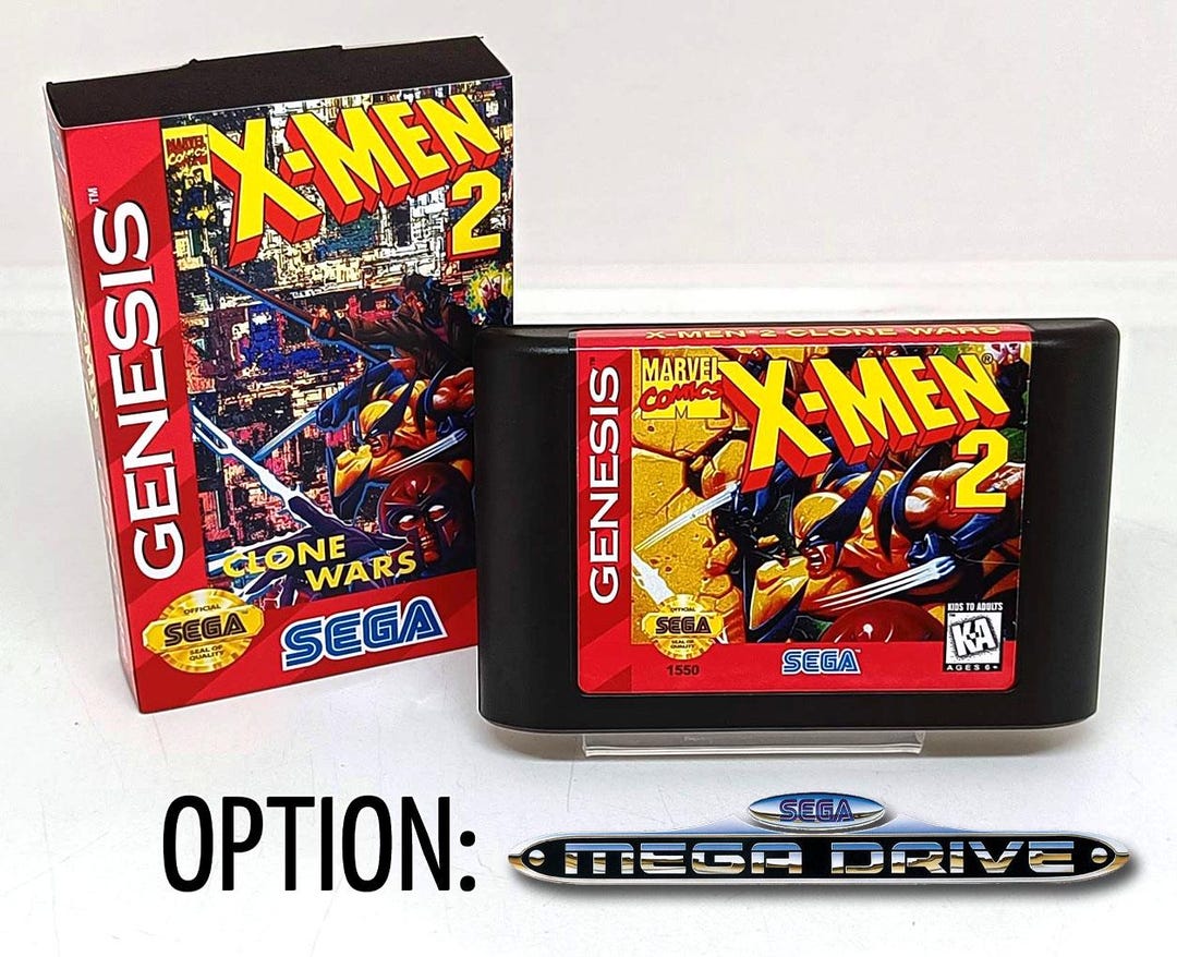 X-men 2: Clone Wars SEGA Genesis Mega Drive - Etsy