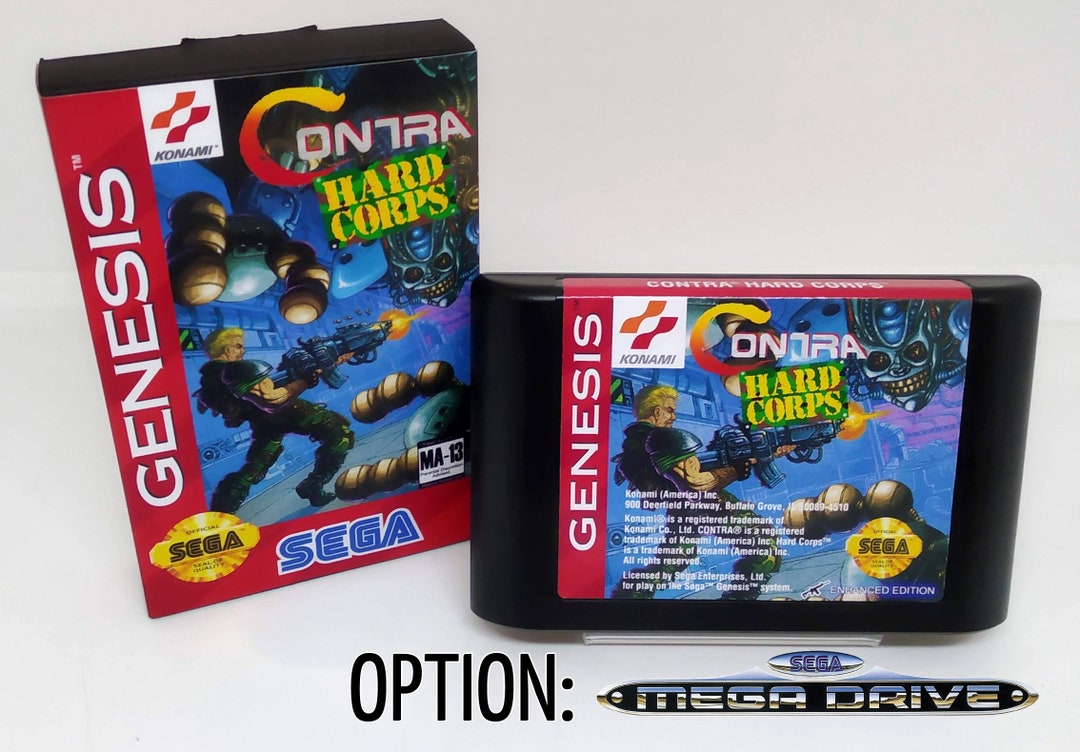 Contra Hard Corps - Enhanced Edition SEGA Genesis Mega Drive - Etsy