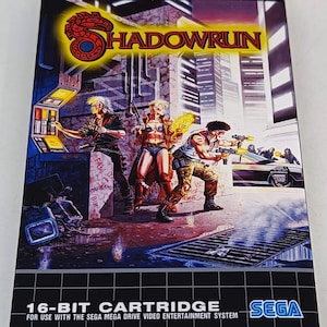 Shadowrun SEGA Mega Drive Genesis - Etsy
