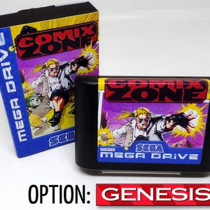 Comix Zone SEGA Mega Drive Genesis - Etsy