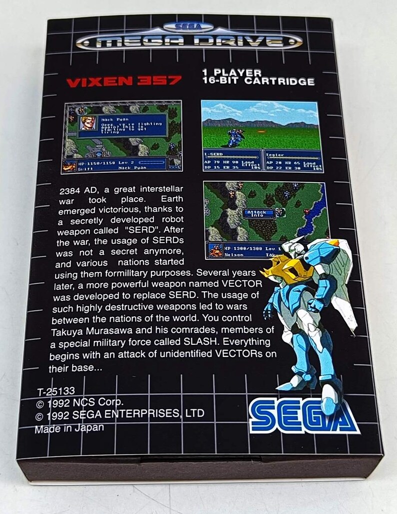 Vixen 357 - English Version SEGA Mega Drive Genesis - Etsy