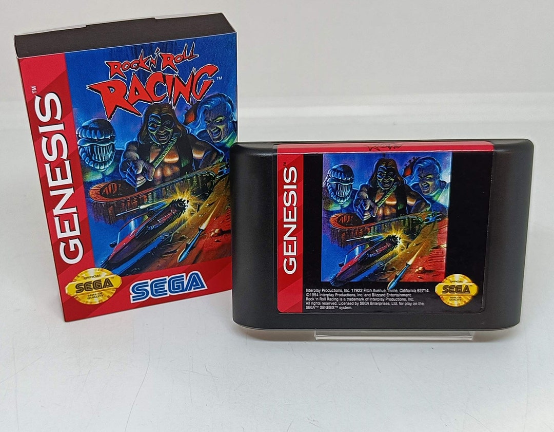Rock N' Roll Racing SEGA Genesis Mega Drive - Etsy