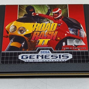 Road Rash II SEGA Genesis Mega Drive - Etsy