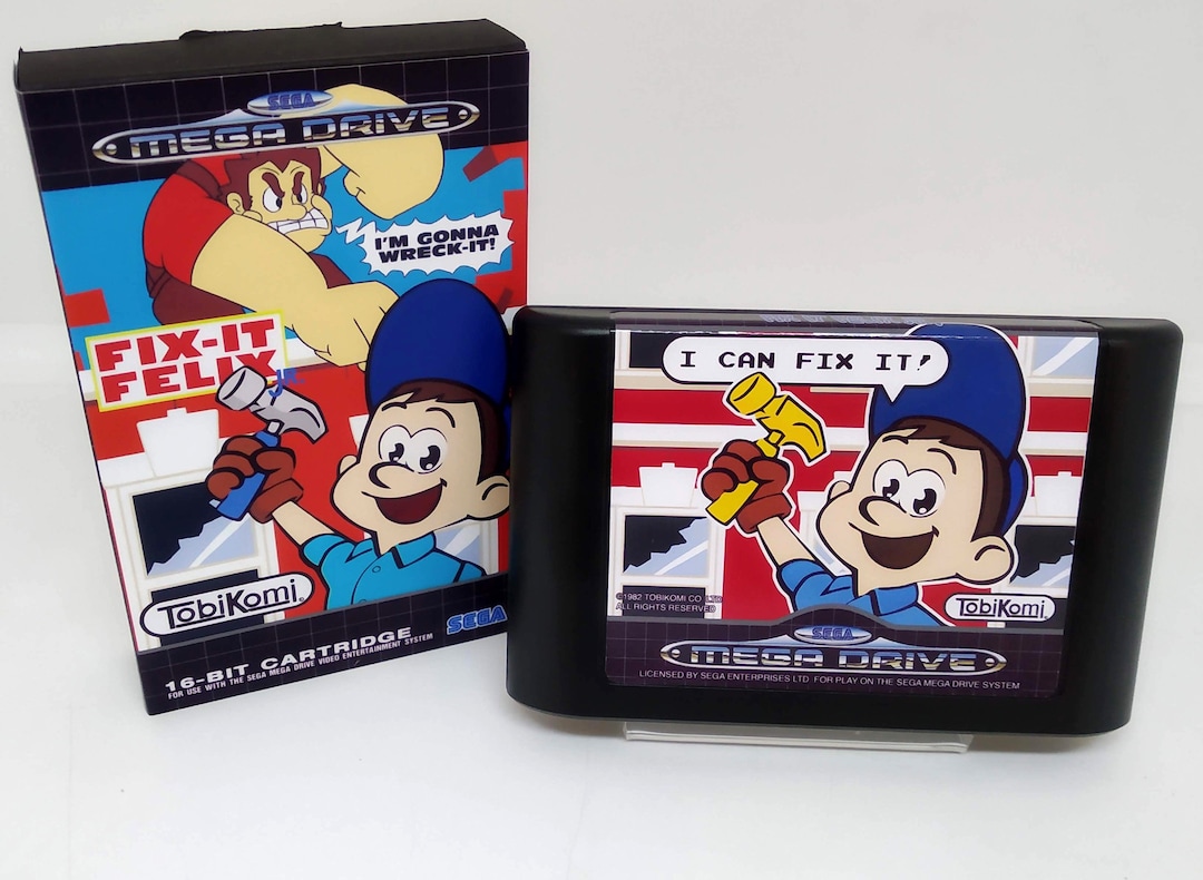 Fix-it Felix Jr. SEGA Mega Drive Genesis - Etsy