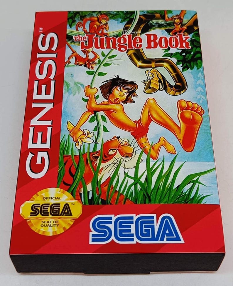The Jungle Book SEGA Genesis Mega Drive - Etsy
