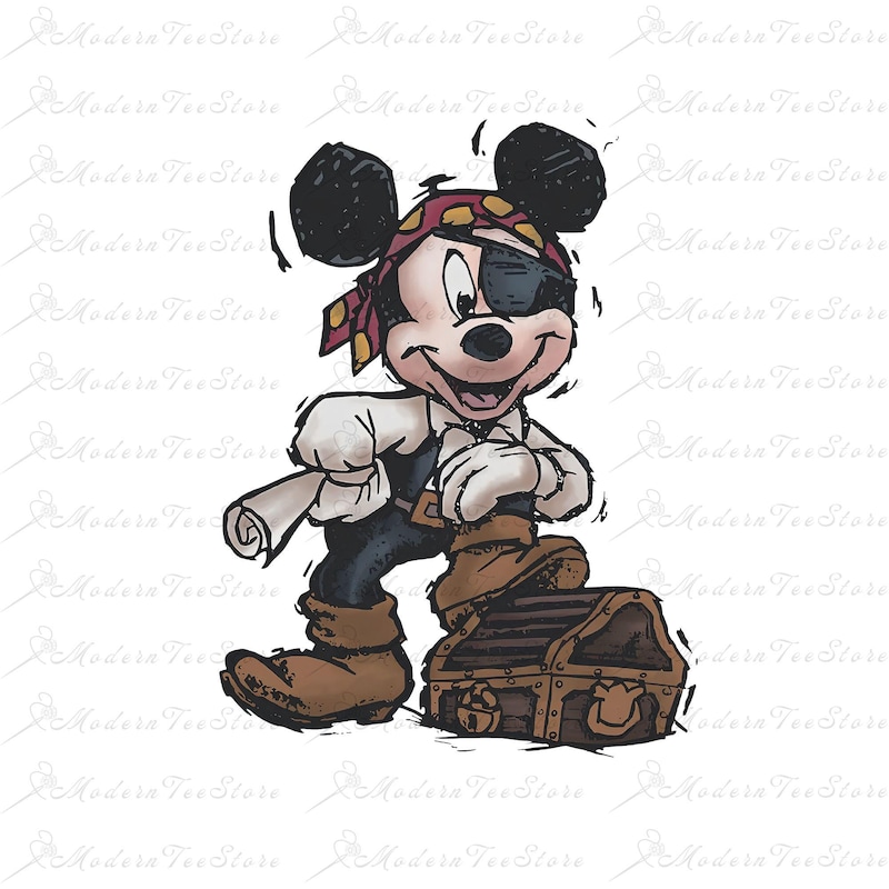Pirate Mickey - Etsy