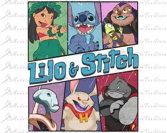 Retro Stitch Png, Stitch Est 2002 Png, Stitch Birthday Png, Magical ...