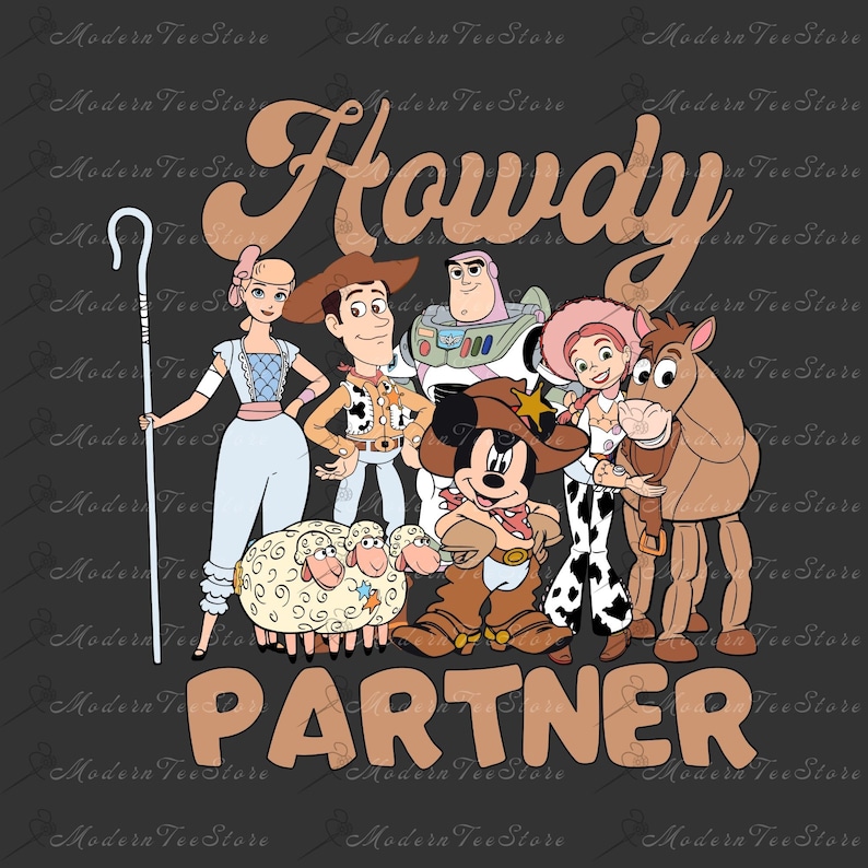 Mouse and Friends Png, Howdy Partner Png, Toy Story Png, Summer Vibe ...