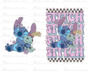 Retro Stitch Png, Stitch Est 2002 Png, Stitch Balloons Png, Stitch ...