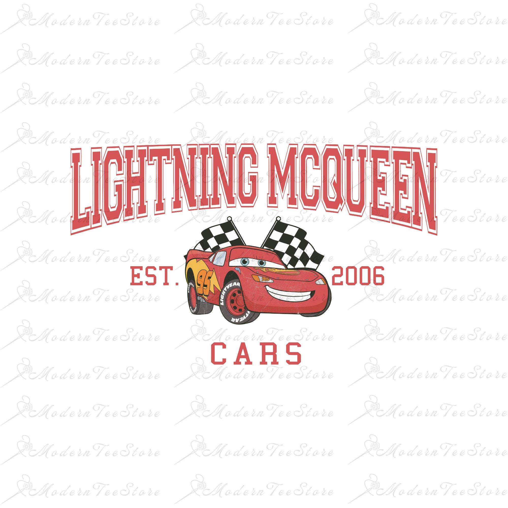 Retro Lightning Mcqueen Png, Cars Png, Cars Mcqueen Png, Think Fast ...