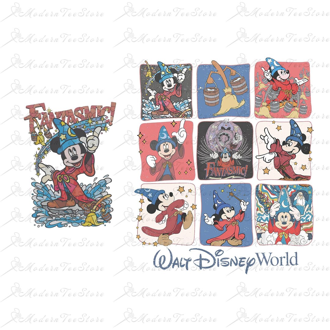 Two-sided Fantasia Tee, Fantasia Png, Fantasmic Png, Mickey Magical Png ...