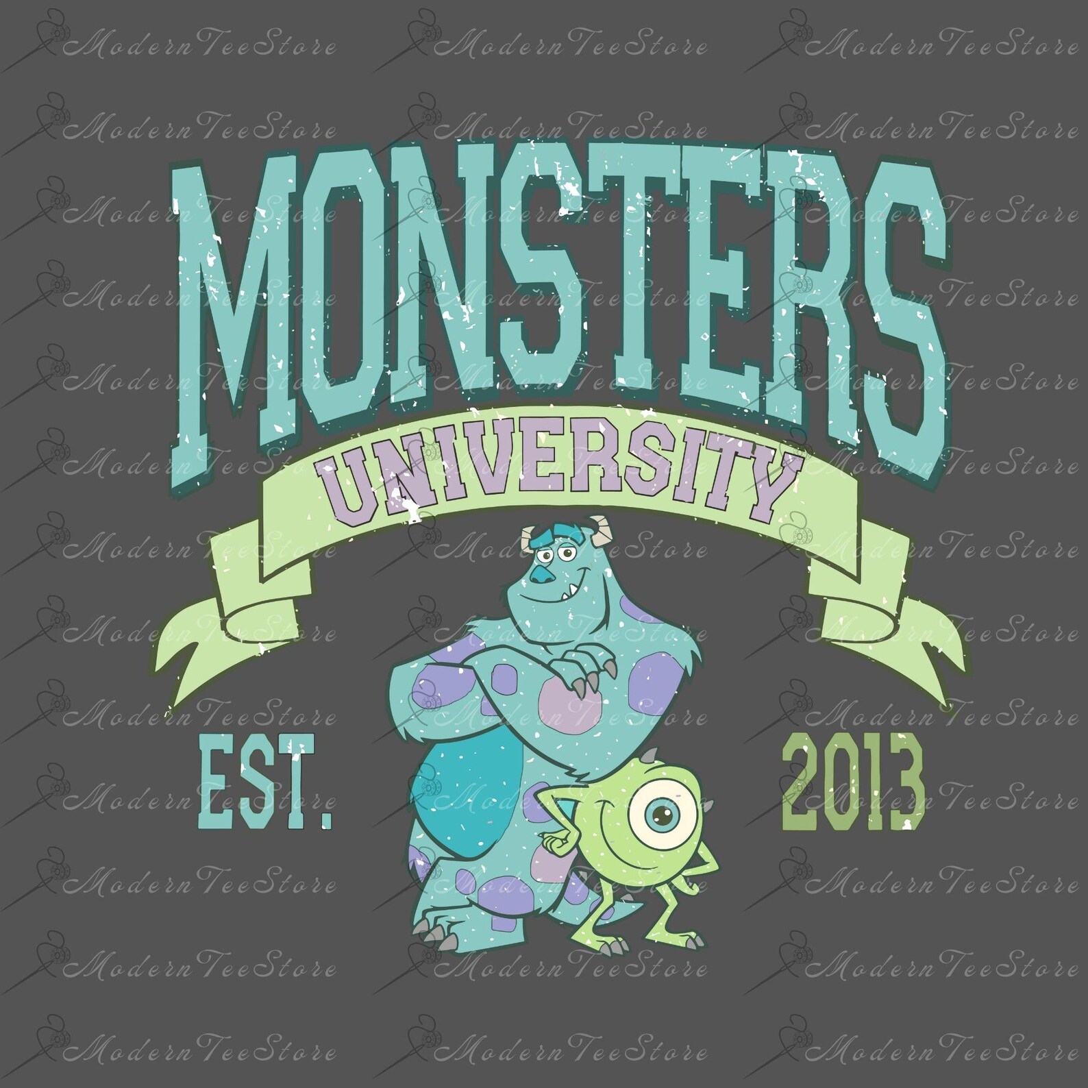 Retro Monsters Svg, Retro Monsters University Png, Monsters University ...