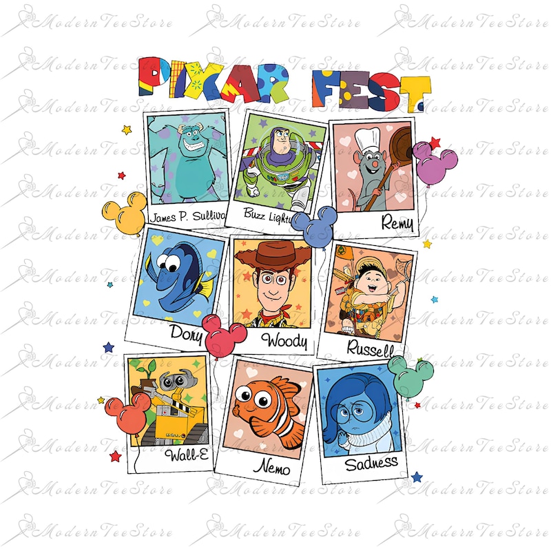 Pixar Svg Files - Etsy